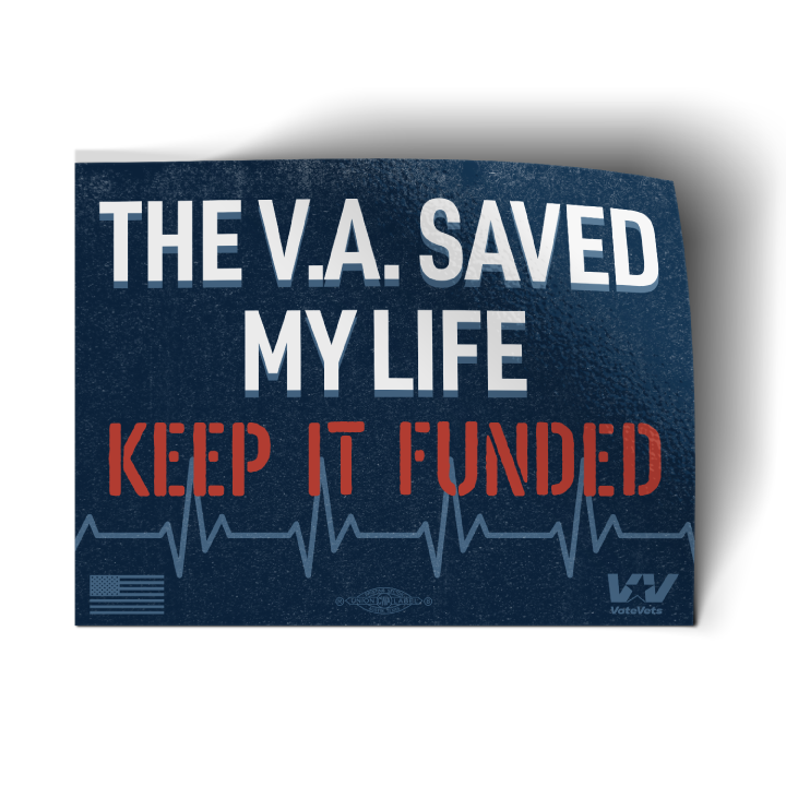 V.A. Saved My Life Sticker (5 pack) – VoteVets PX