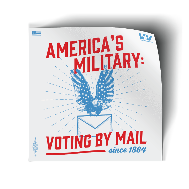 Vote By Mail Sticker (5 pack) – VoteVets PX