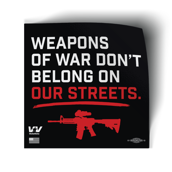 Weapons Of War Sticker (5 pack) – VoteVets PX